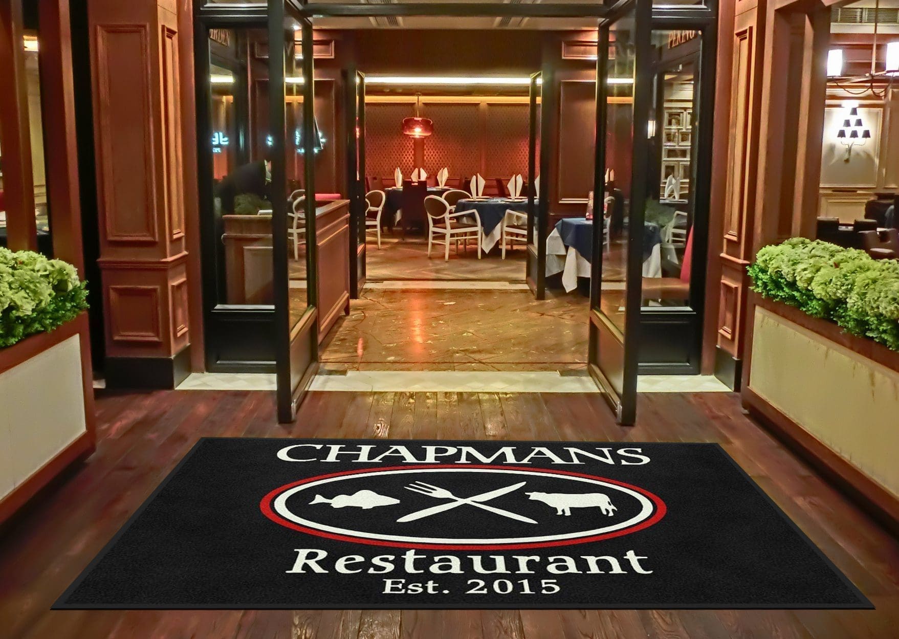 Make Restaurant Custom Logo Mats Work for your Business