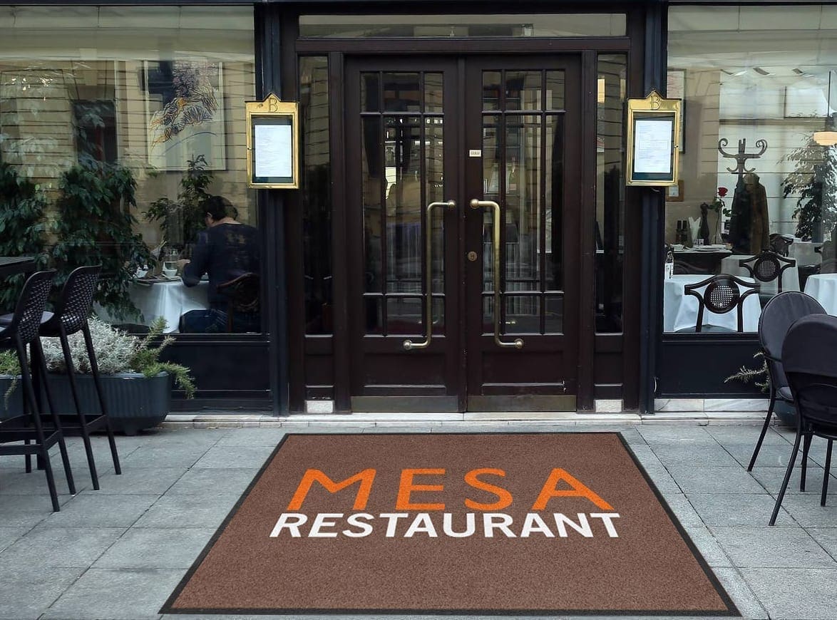 Make Restaurant Custom Logo Mats Work for your Business