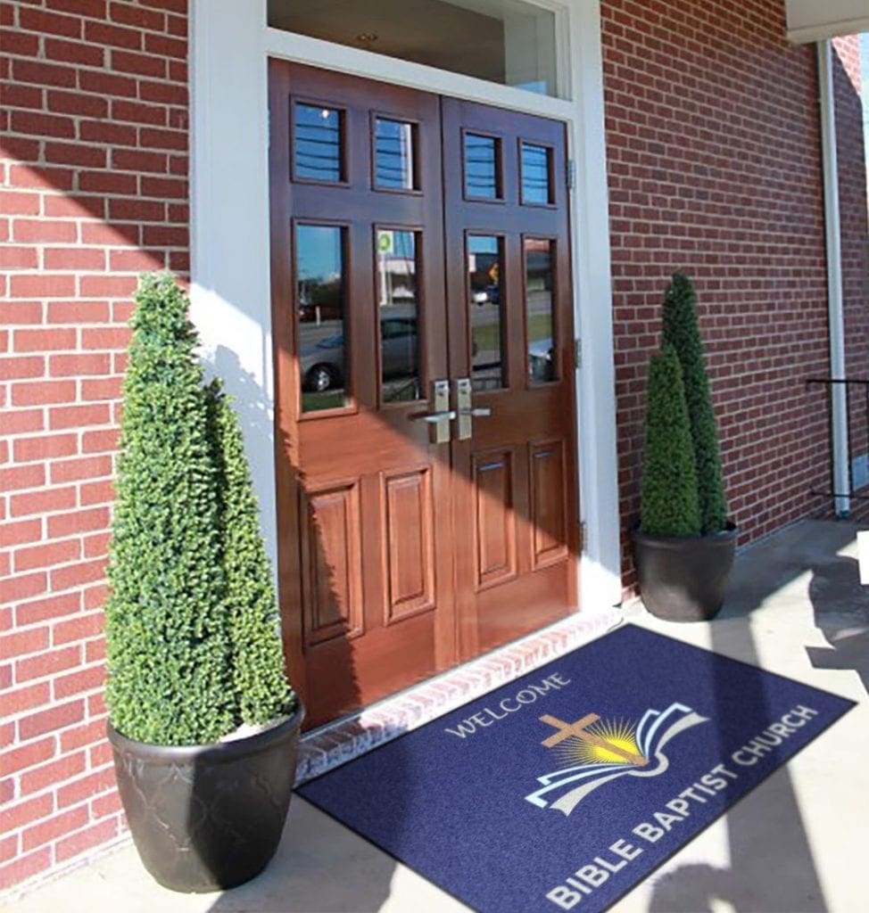 Custom Church Logo Rugs and Mats | Rug Rats